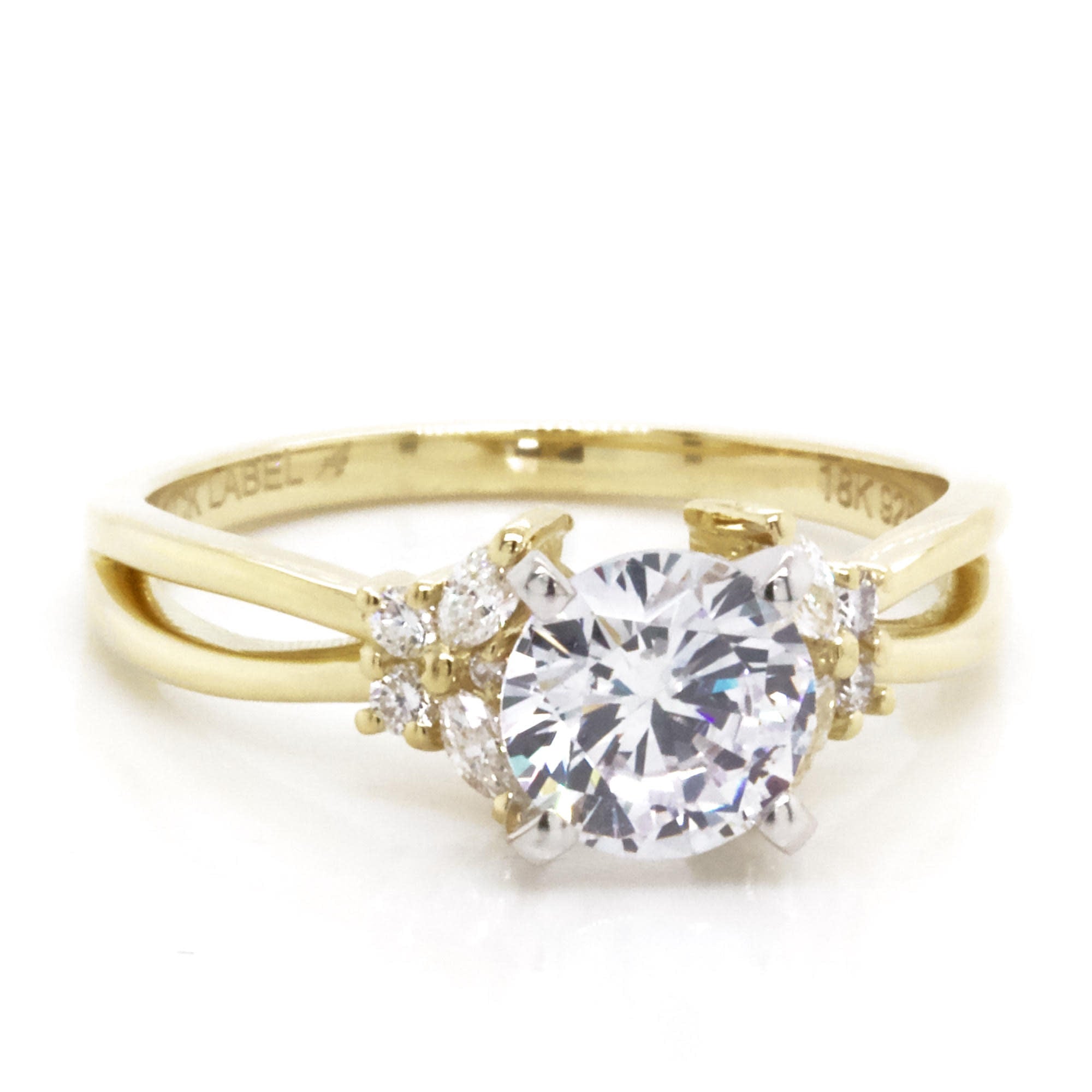 Split Band Diamond Engagement Ring – Appelt's Diamonds