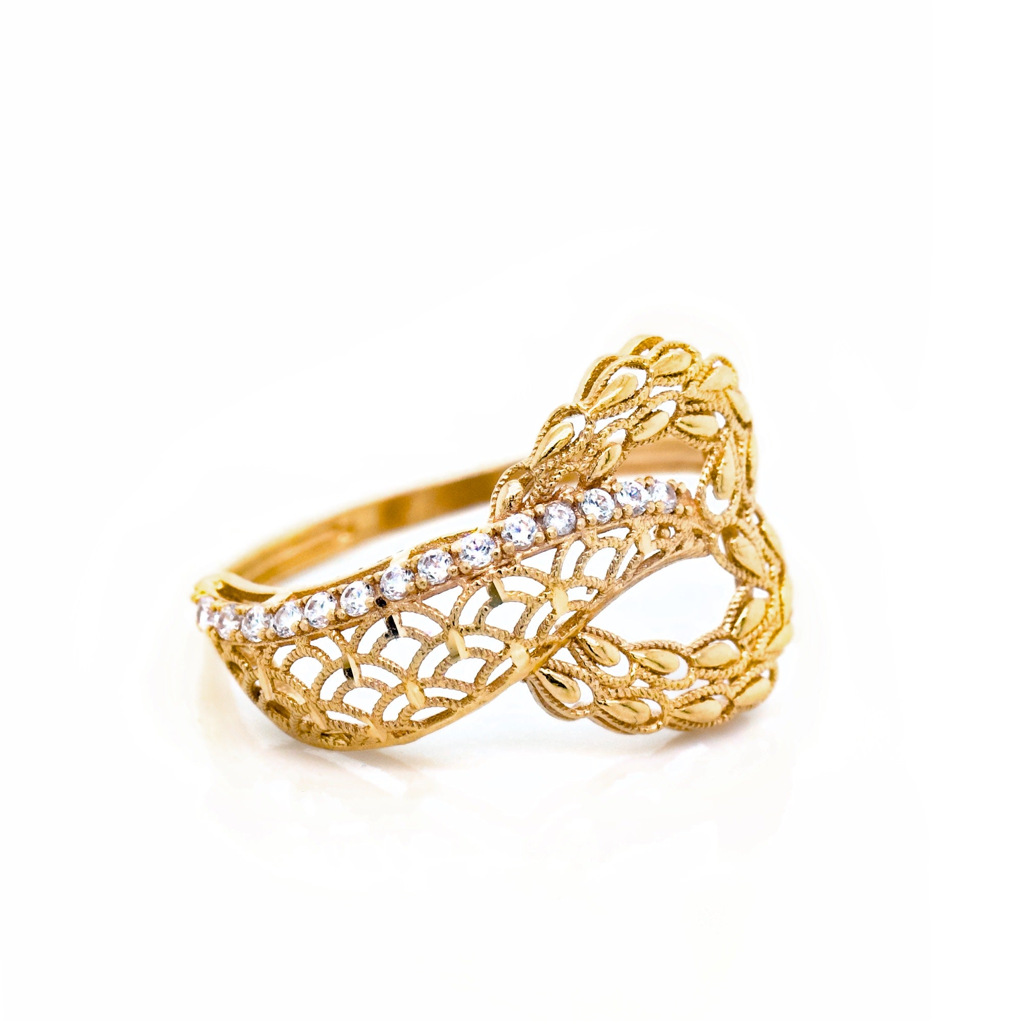 APPELT'S DIAMONDS |22k Yellow Gold Filigree Cut Out