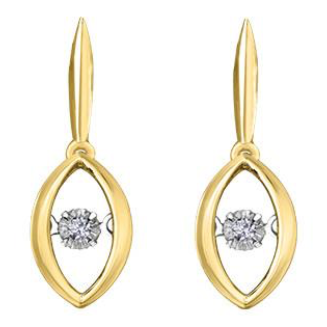 APPELT'S DIAMONDS | PULSE 10K GOLD DIAMOND EARRINGS